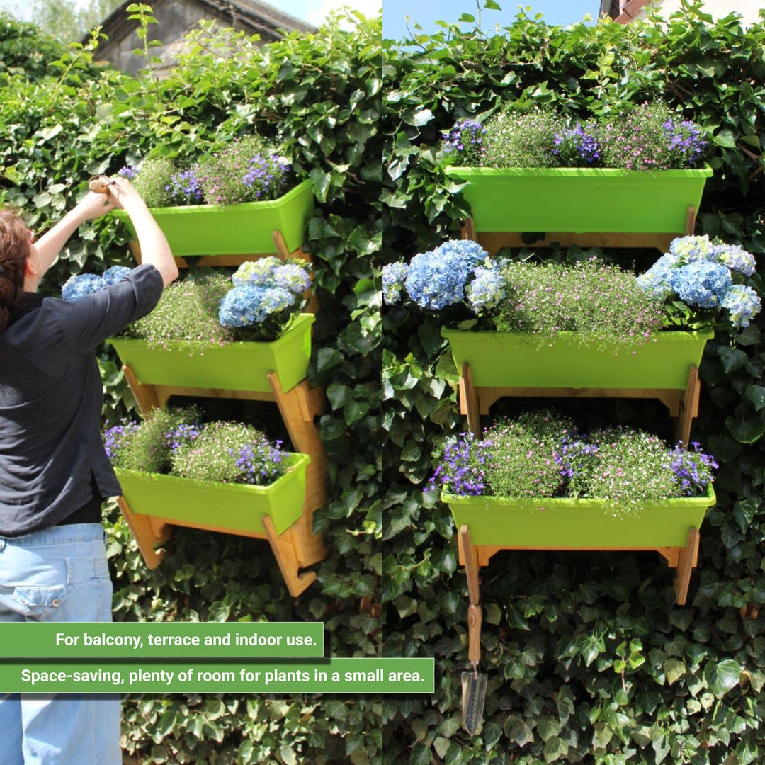 Wall Garden – Plywood Frame for Planters. CNC Files in Dxf, Eps, Ai and ...