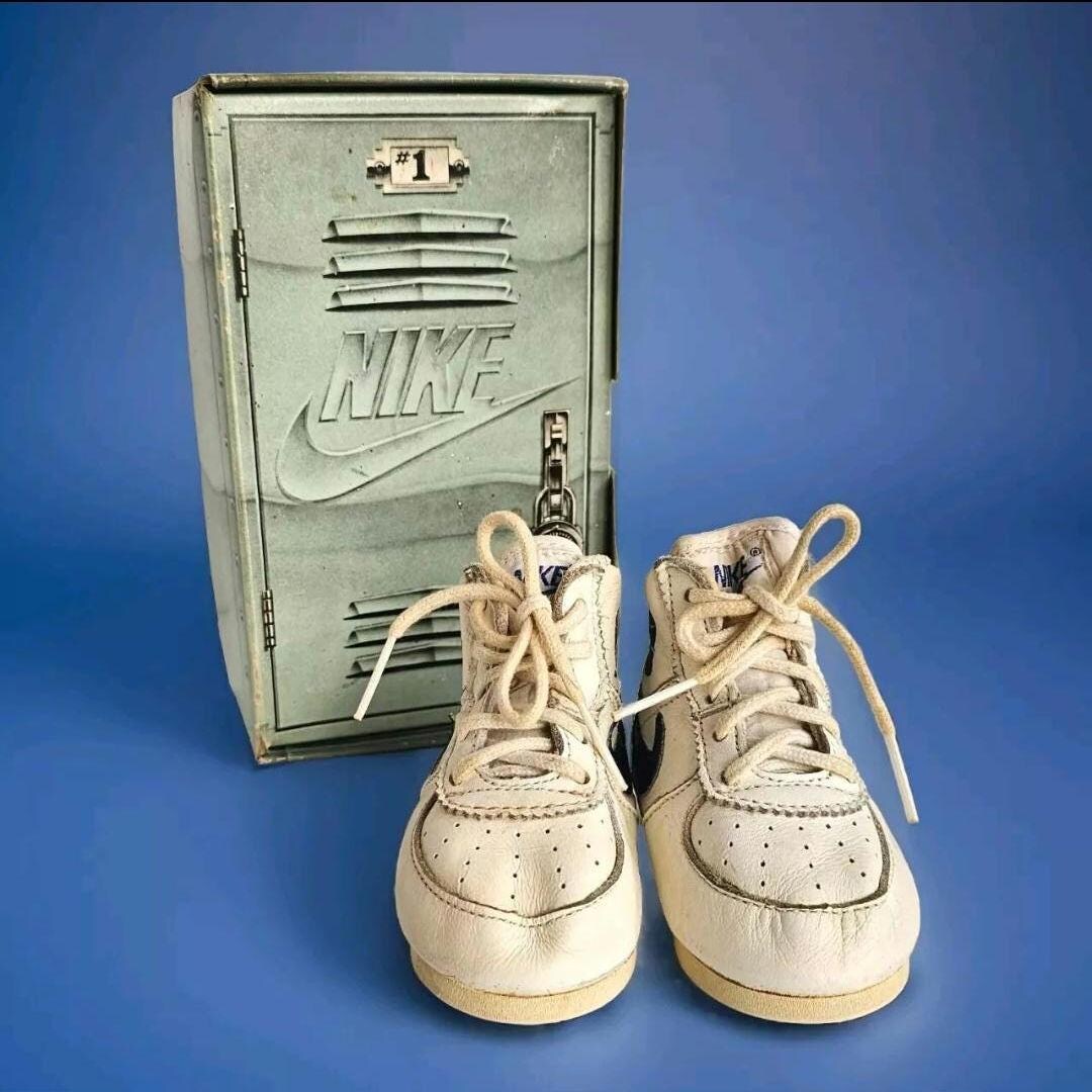 Vintage NIKE 1985 Air Jordan Infantry Size 2 Baby Shoes 8505 With ...