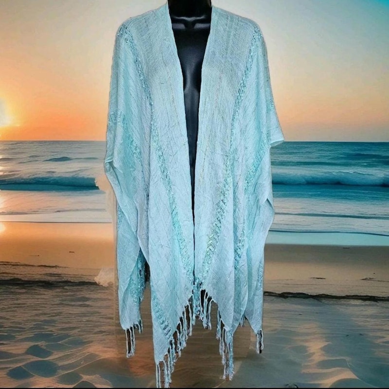 Open Front Poncho - Etsy