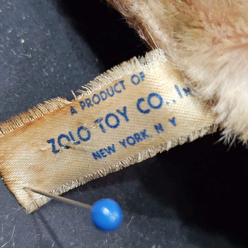 Rare Vintage 1940's Zolo Zoo Plush Bunny Rabbit - Etsy