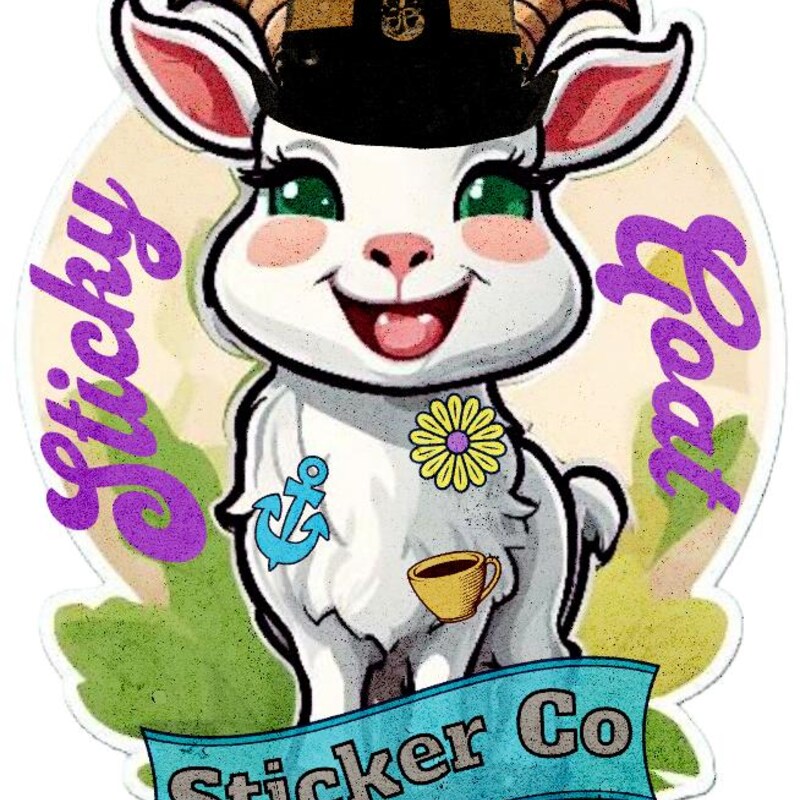 Goat Usa Sticker - Etsy