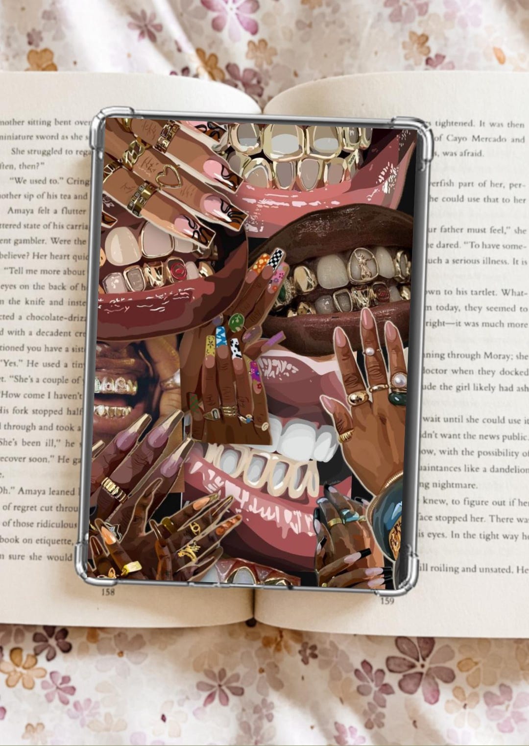 Printable Kindle Case Insert Bookworm Starter Kit Black Girl Aesthetic ...