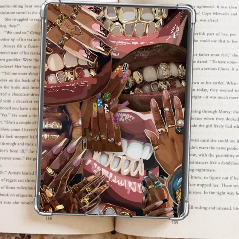 Black Girl Insert Kindle - Etsy