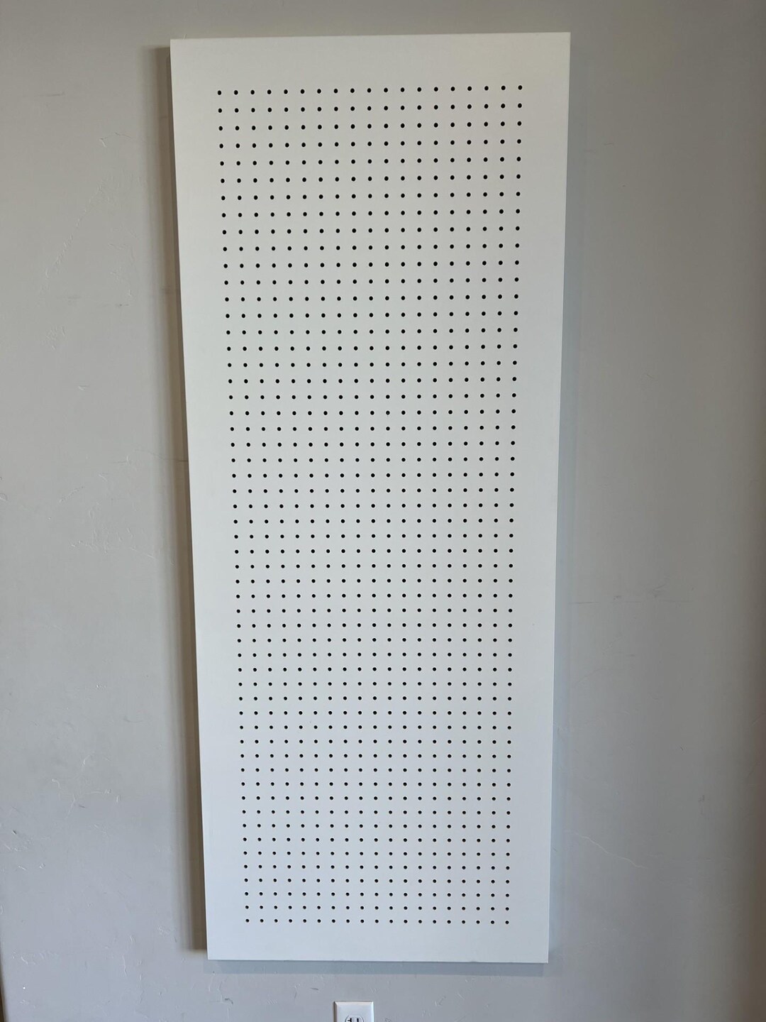 18" X 18" Custom Pegboard | Made-to-order | 10 Colors & Custom Size ...