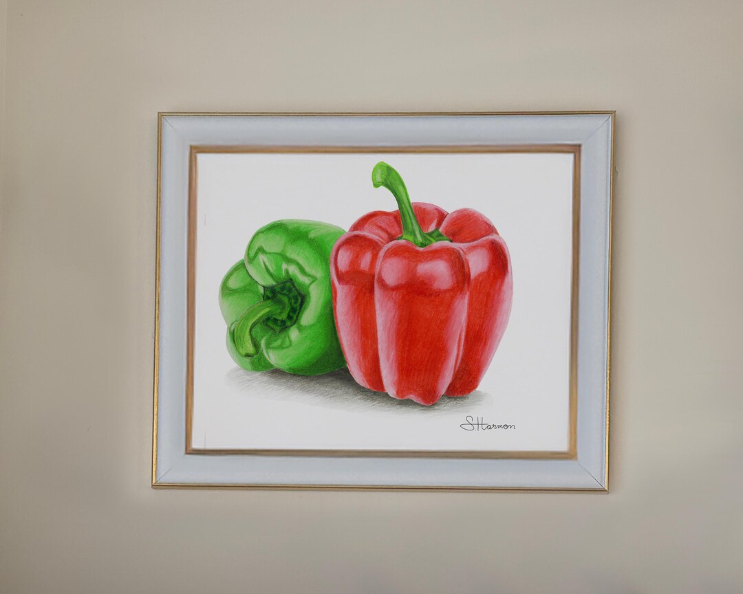Bell Pepper Print - Digital Download - Etsy