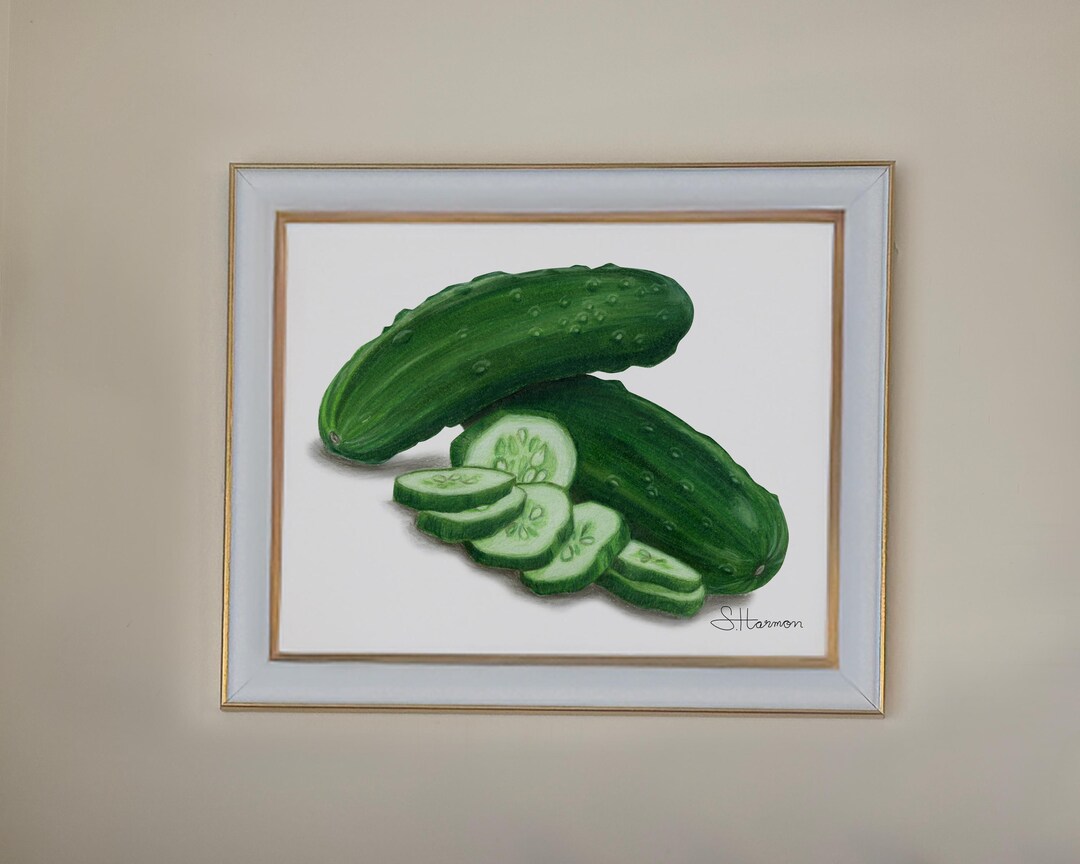 Cucumber Print - Digital Download - Etsy