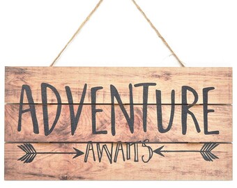 Adventure Sign | Etsy