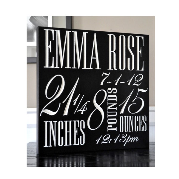 Square Wood Sign - Etsy