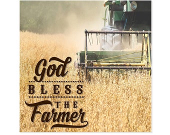 God Bless the Farmer - Etsy