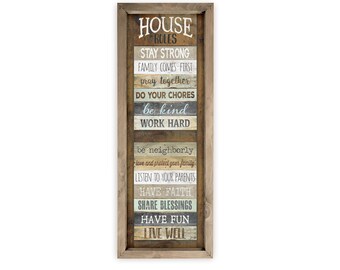 House Rules Sign | Etsy