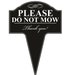 Please Do Not Mow Aluminum Yard Sign 10x14 - Etsy