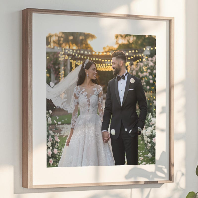 Upload Photo in Frame - Etsy