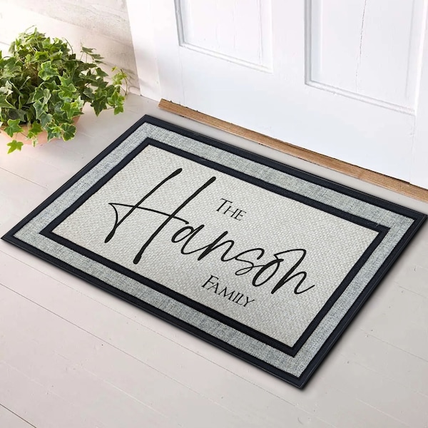 Personalized Doormat - Etsy