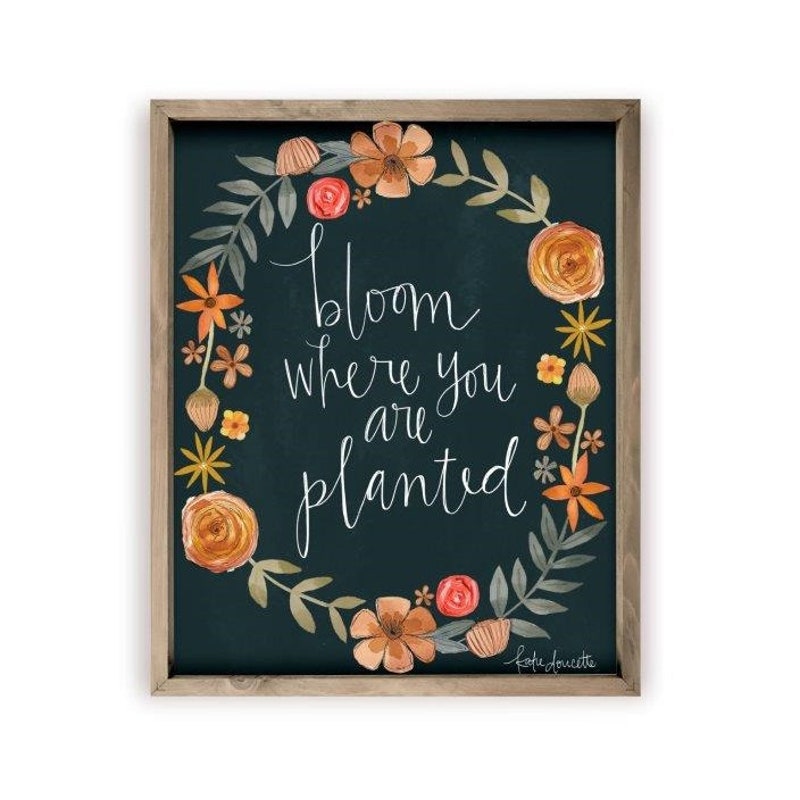 Bloom Where Planted - Etsy