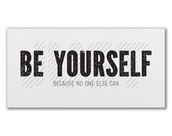 Be Yourself Sign | Etsy