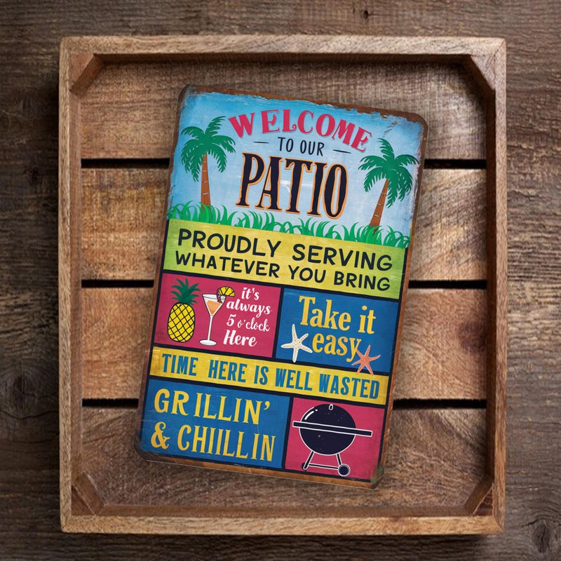 Outdoor Summer Signs - Etsy