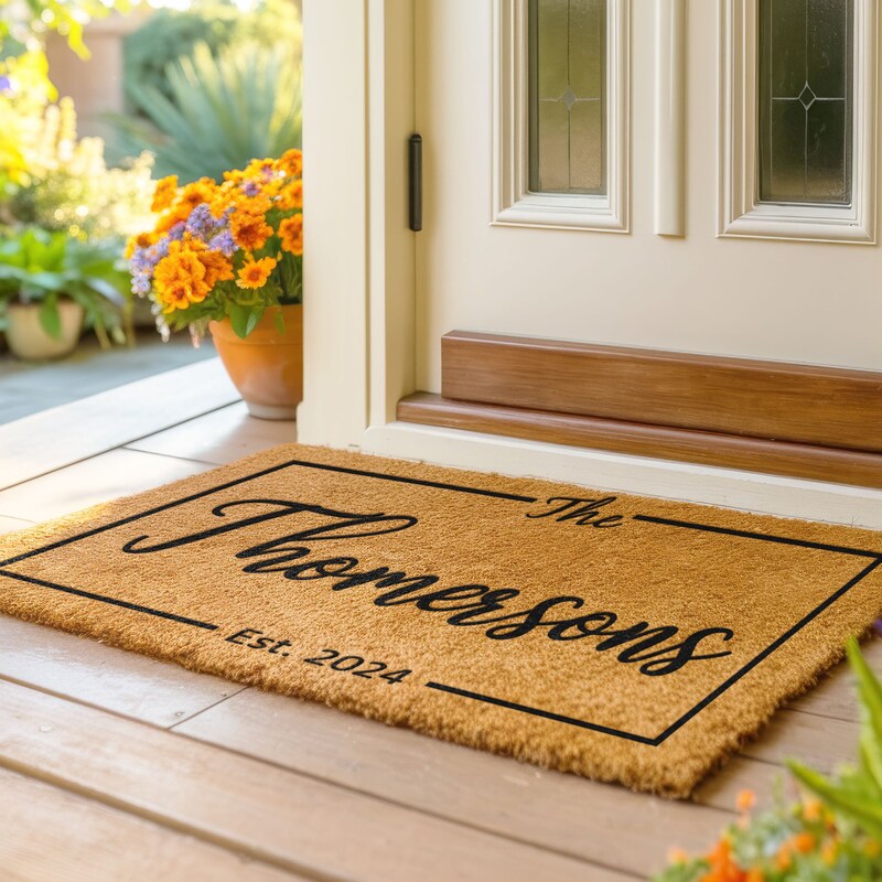 Personalized Doormat - Etsy