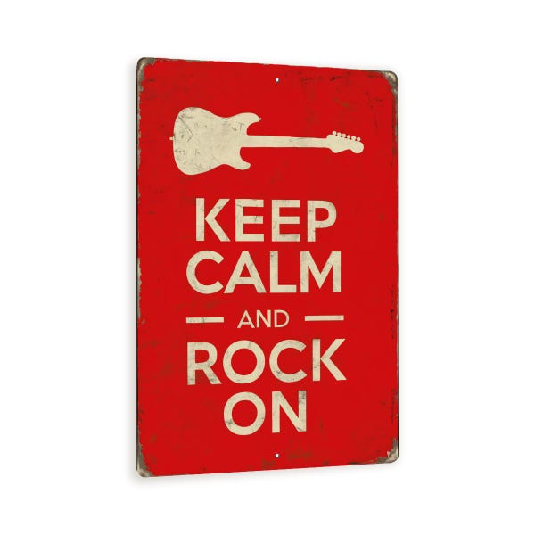 Keep Calm and Rock - Etsy