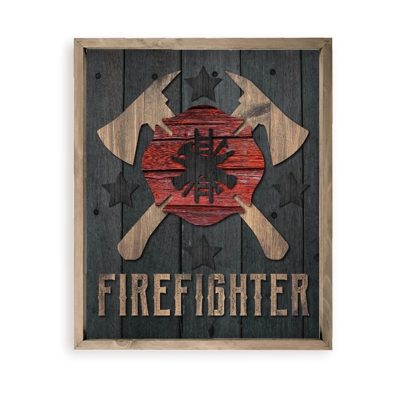 Firefighter Decor - Etsy
