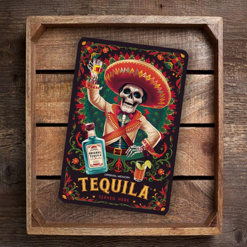 Metal Tequila Sign - Etsy