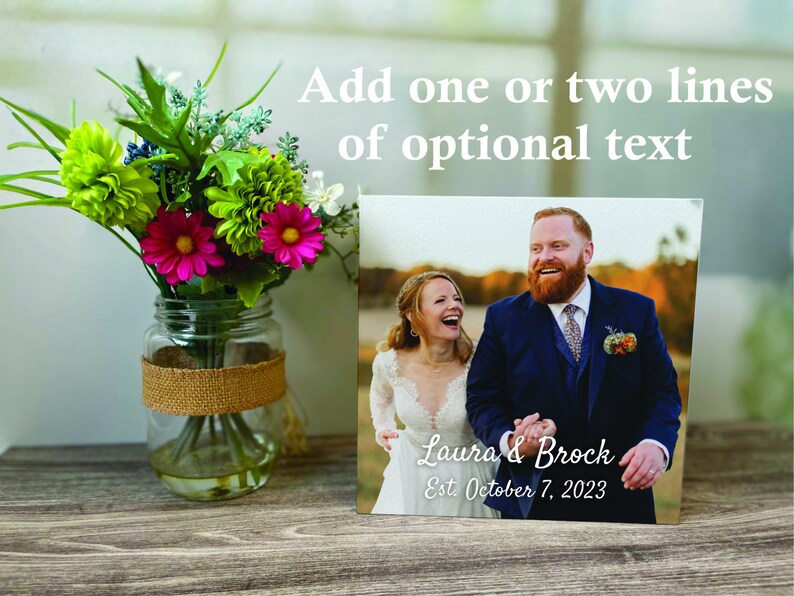 Personalized Shelf Block With Your Photo Farmhouse Style Wood Decor - Etsy