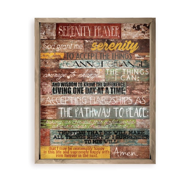 Serenity Sign - Etsy