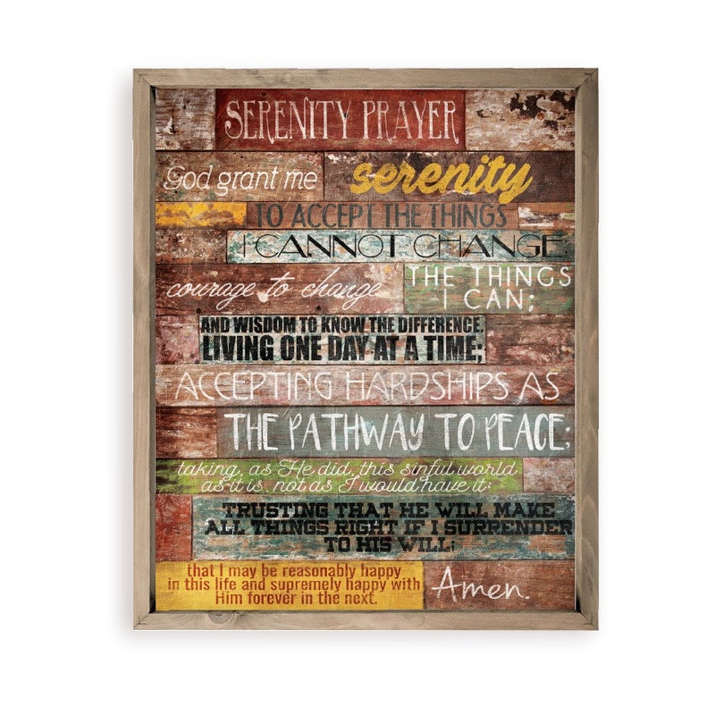 Serenity Sign - Etsy