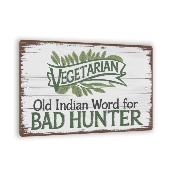 Vegetarian Sign - Etsy