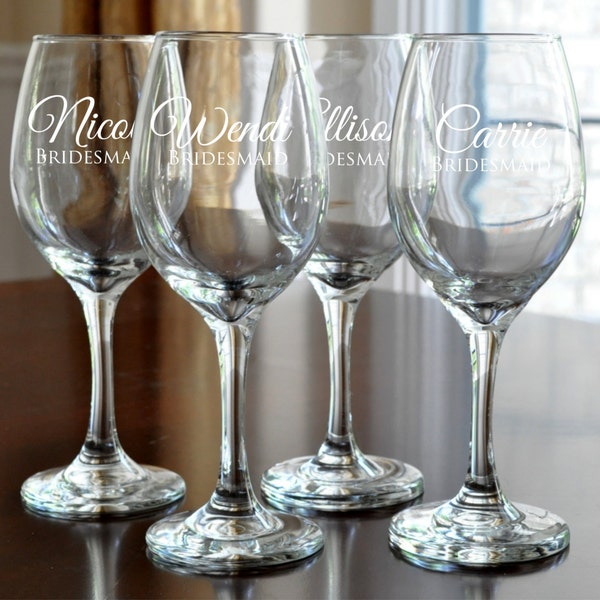 Personalized Wine Glasses - Etsy