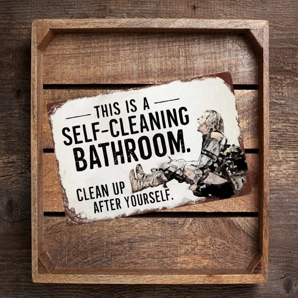 Clean up After Yourself Sign - Etsy