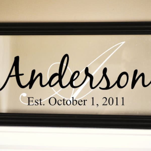 Family Name Sign - Etsy