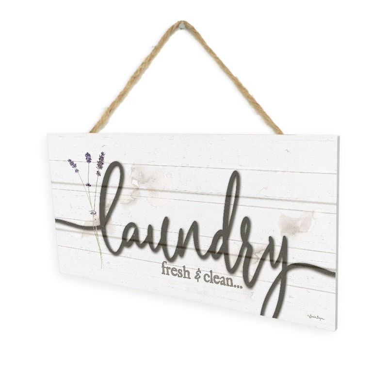 Hanging Laundry Sign - Etsy