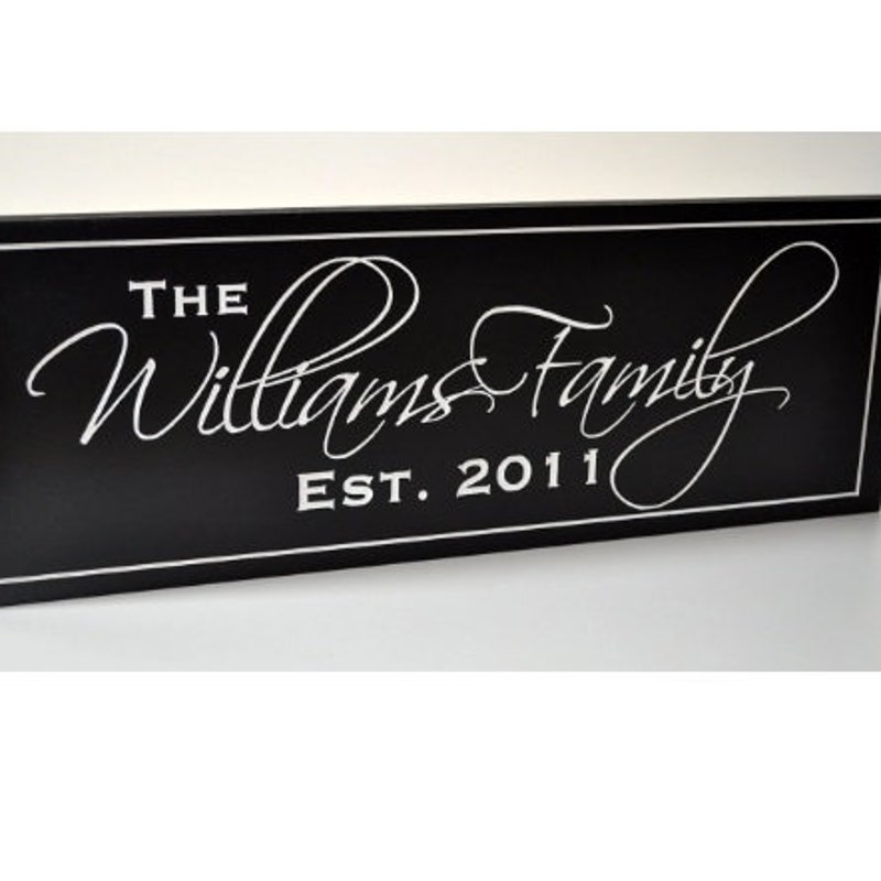 Family Name Plaque - Etsy