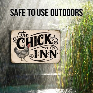 Vintage-style "the Chick Inn" Sign - Rustic Farmhouse Decor With ...