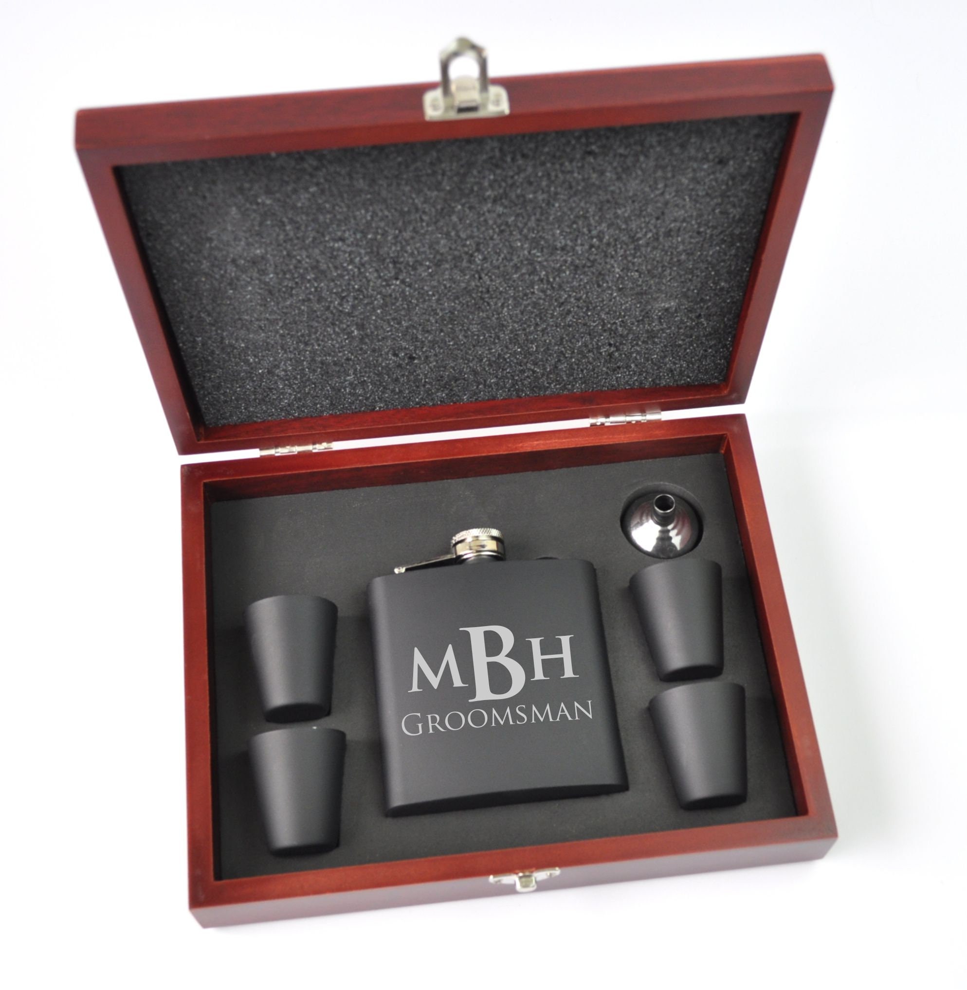 Personalized Flask Set With Shot Glasses - Etsy