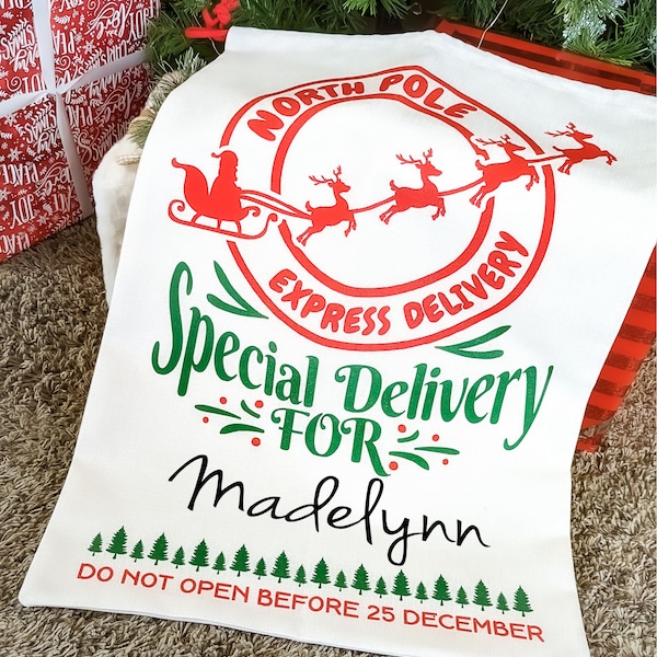 Personalized Santa Sack - Etsy