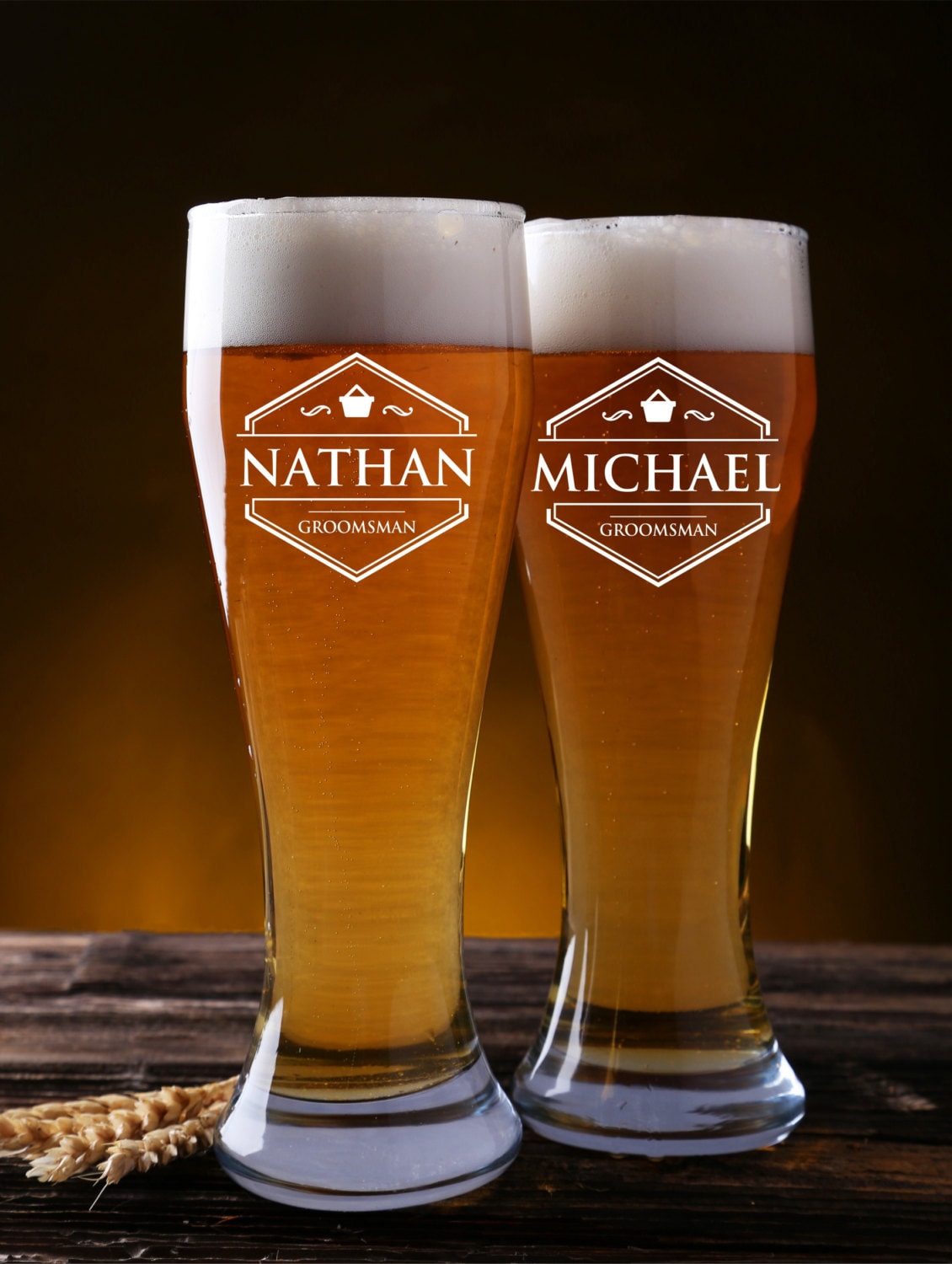 Personalized Engraved 16 Ounce Glass Pilsner (sold Individually) - Etsy