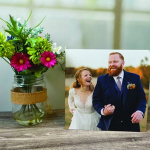 Personalized Shelf Block With Your Photo Farmhouse Style Wood Decor - Etsy