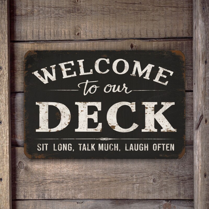 Deck Sign - Etsy