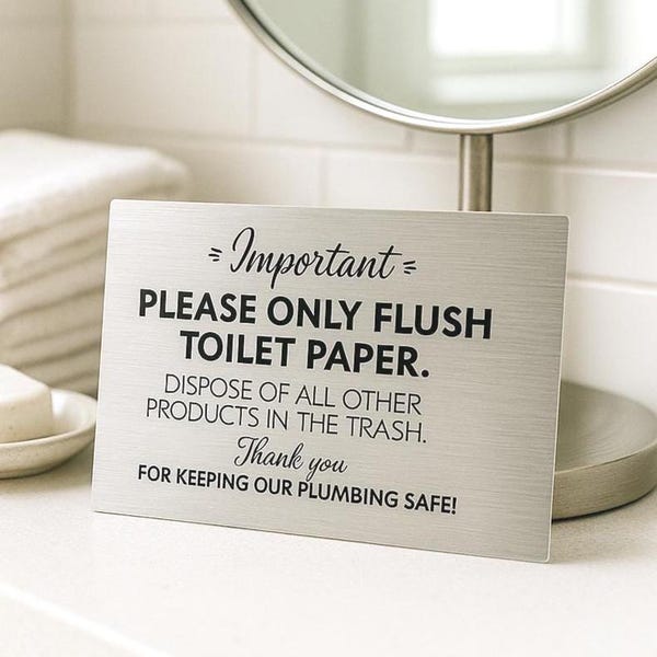 Do Not Use Bathroom Signs - Etsy