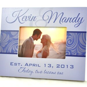 Today Two Became One Personalized Picture Frame for A 4x6 Photo - Etsy