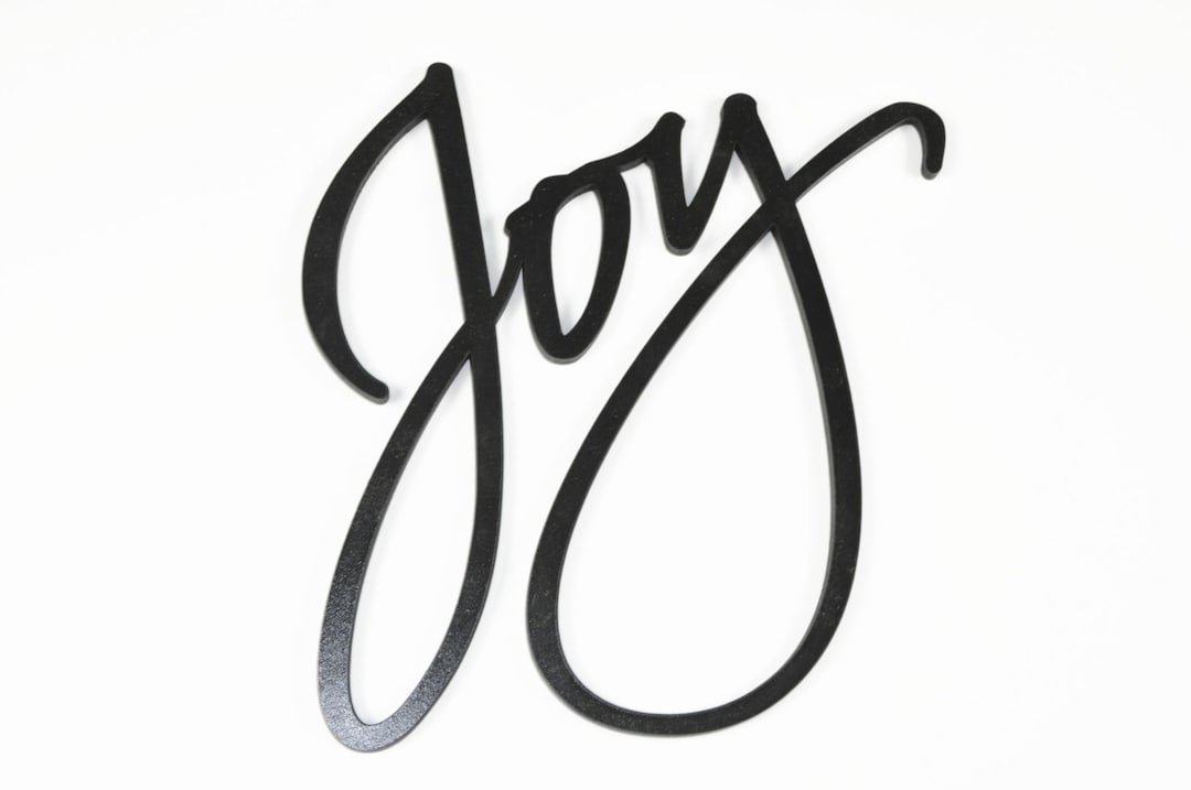 Joy 3D Word Art Wood Cutout 9x11 - Etsy