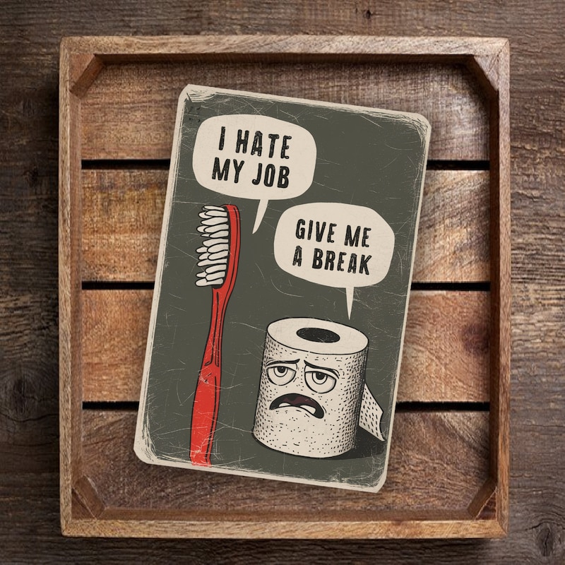 Bathroom Break Sign - Etsy