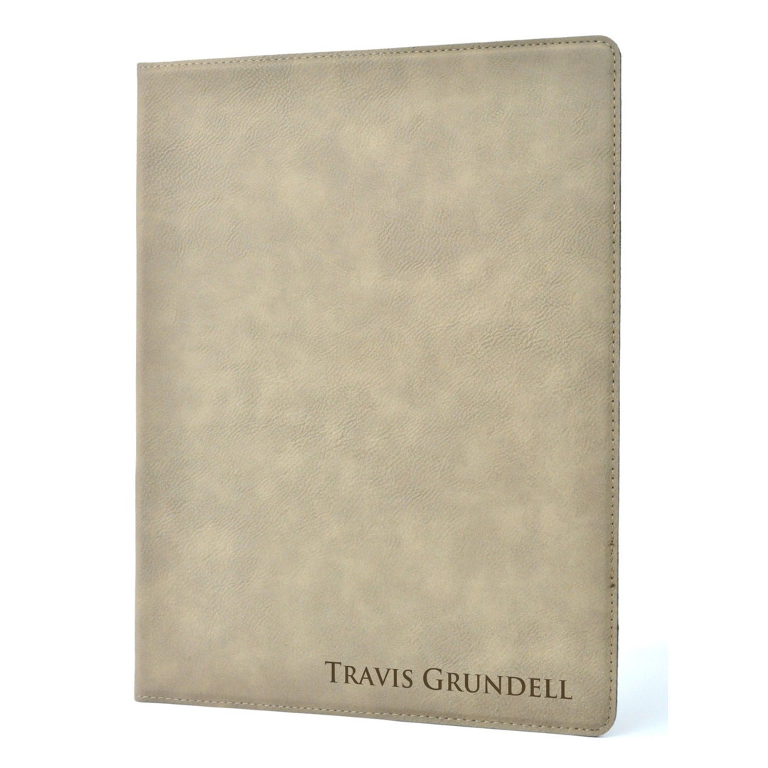 Personalized Leather Portfolio Notebook (available in Eight Different ...