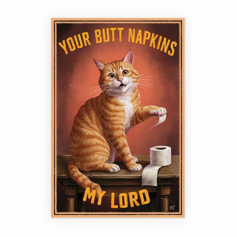 Your Butt Napkin My Lord - Etsy