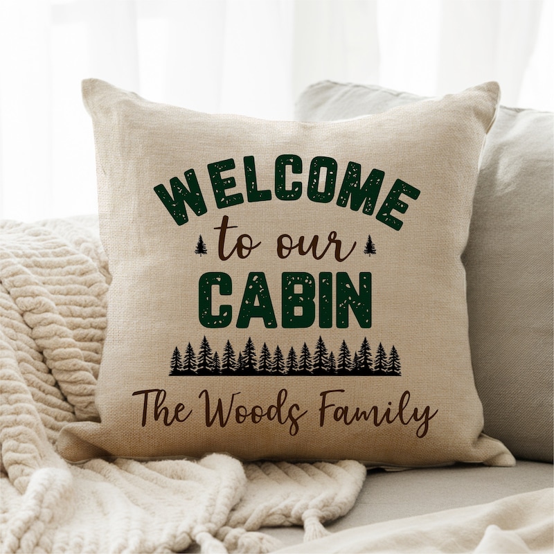Welcome Pillow - Etsy