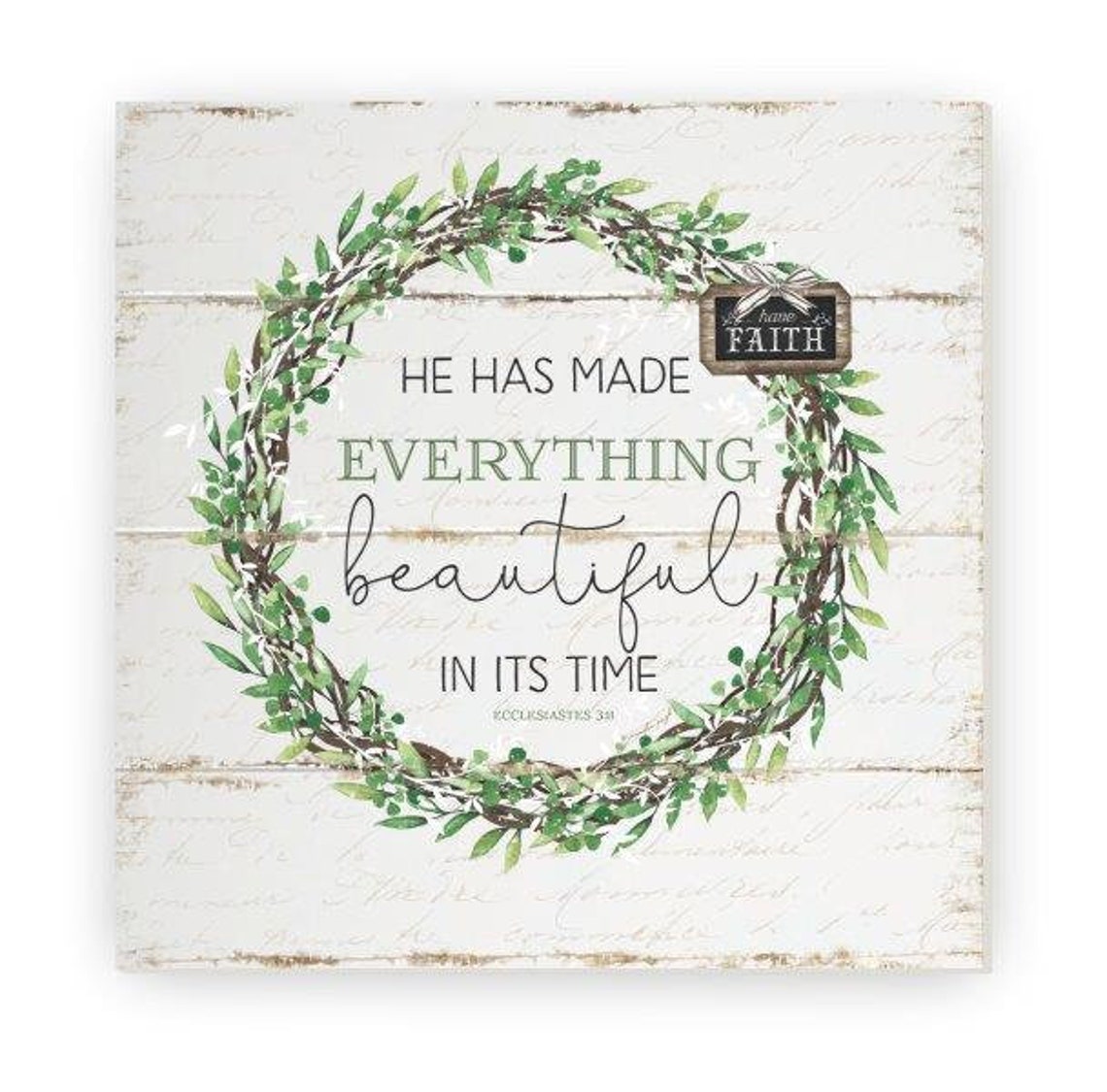 He Has Made Everything Beautiful in Its Time Farmhouse Style - Etsy
