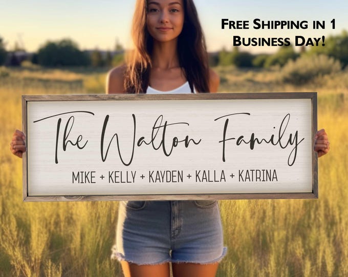 Last Name Letter Sign | Established Sign | Family Name Wood Sign | Home ...