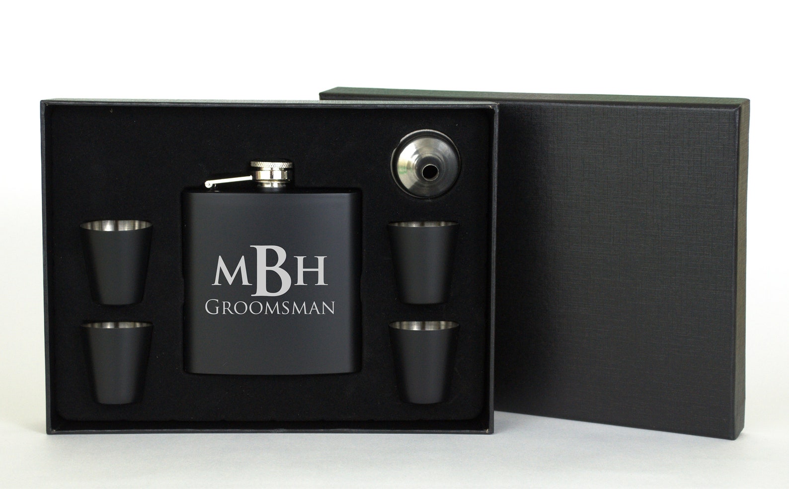 Personalized Flask Set With Shot Glasses - Etsy
