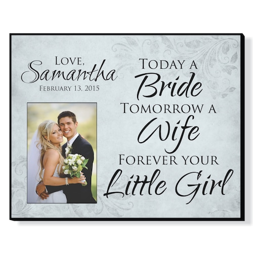 Today a Bride Tomorrow a Wife Forever Your Little Girl - Etsy